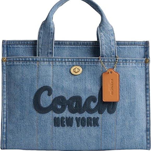 Coach | Bags | Coach Cargo Tote Indigo | Poshmark